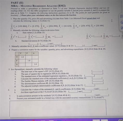 Part Ii Mra Multiple Regression Analysis Rm2