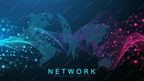 Premium Vector Global Network Connection Social Network Communication In The Global Business