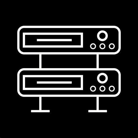 Beautiful Server Vector Line Icon Vector Art At Vecteezy