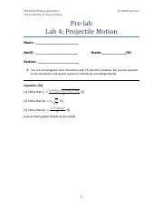 Lab04 Pre Lab Pdf PHYS2125 Physics Laboratory I The University Of Texas At Dallas 2023S Kuei
