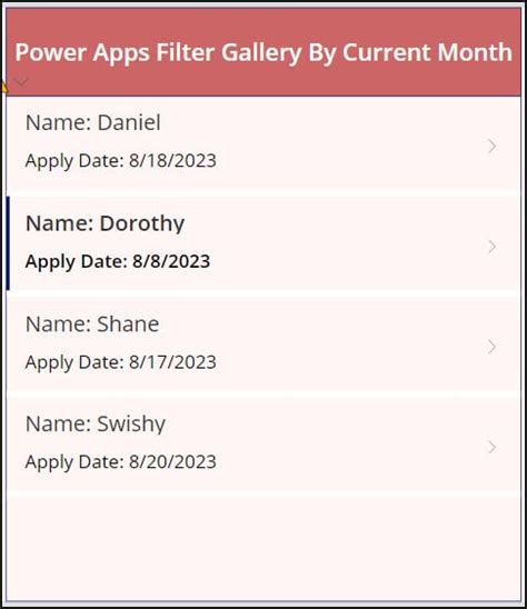Power Apps Filter Gallery By Last Month With Various Examples SharePoint Microsoft Power