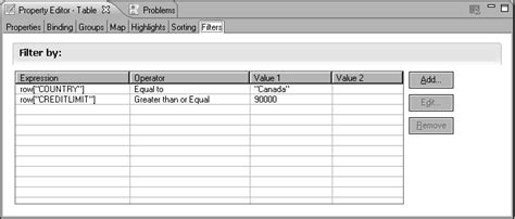 Eclipse Birt Report Developer Guide Galileo How To Filter At The