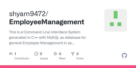 GitHub Shyam EmployeeManagement This Is A Command Line Interdace System Generated In C