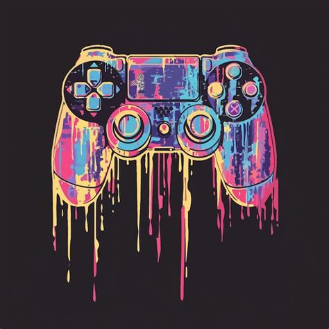 Game Controller Graphic Design Premium Ai Generated Vector