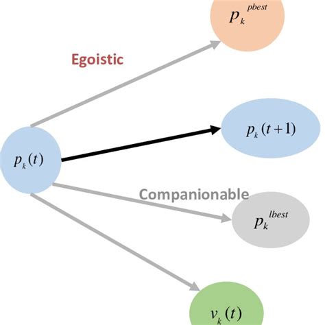 Movement Of A Particle From Iteration T To Iteration T1 Download