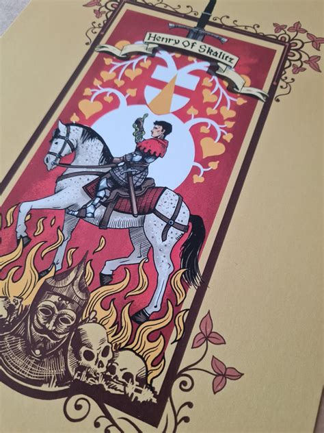 Henry Of Skalitz Original Art Print Etsy
