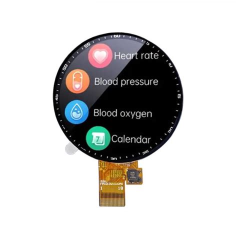 Inch Round Touchscreen TFT LCD SPI Line Smartwatch LCD Display TFT LCD Display