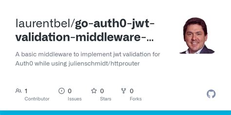 github laurentbel go auth0 jwt validation middleware router a