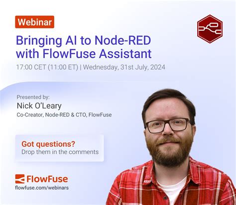 flowfuse on linkedin nodered flowfuse ai webinar machinelearning