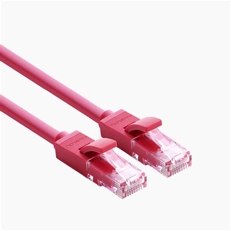 Custom Cat6A Patch Cord BC 24AWG UTP With Full Series Keystone Jack PVC Network