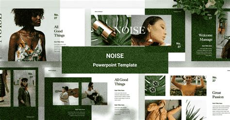 Noise Powerpoint Template Masterbundles