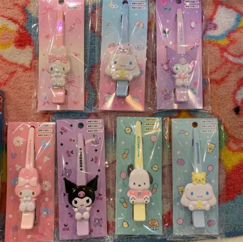 정품 산리오 친구들 집게핀 쿠로미 마이멜로디 포차코 에이블리