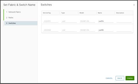 Update Fabric And Switch Names Dell Networking Smartfabric Services Deployment With Vxrail 7 0