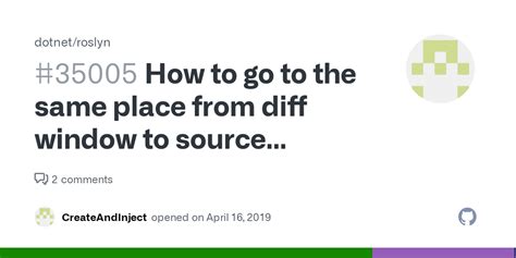 How To Go To The Same Place From Diff Window To Source Window · Issue