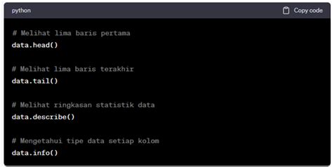 pengenalan ke data analysis dengan pandas di python