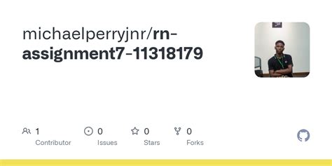 Github Michaelperryjnr Rn Assignment