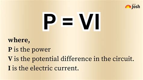Check Now The Concept Of Electric Power Definition SI Unit Formula And Application