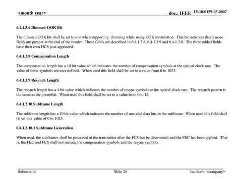 March Project IEEE P Working Group For Wireless Personal Area Networks WPANs Submission