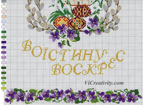 Пасхальні рушники схеми вишивки Ідеї декору