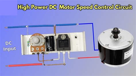 Make Simple Dc Motor Speed Controller Circuit Diy Diy Dc Speed Controller Electrical And