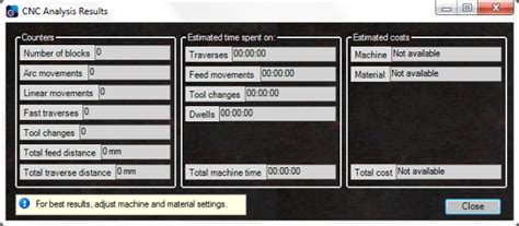 74 Cnc Analysis Tool