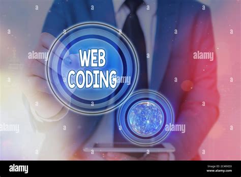 Text Sign Showing Web Coding Business Photo Text A System Of Symbols