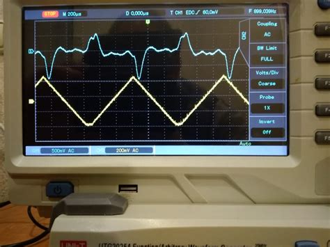 Stm32 Dac Triangle Generator Flat Bottom Electrical Engineering Stack