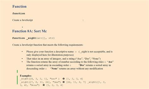Solved Function Function Create A JavaScript Function 8A Chegg Com