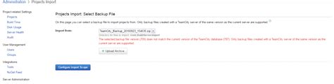 Teamcity Unable To Upgrade From 9x To 10x Stack Overflow
