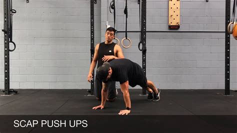 Scap Push Ups Youtube Scap Push Ups Youtube