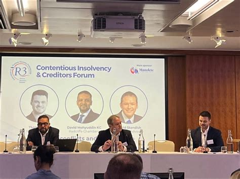 Thomas Bond On Linkedin Really Enjoyed Co Chairing The R3 Contentious Insolvency And Creditors Forum…