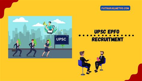 Upsc Epfo Recruitment 2023 Notification Exam Date Eligibility