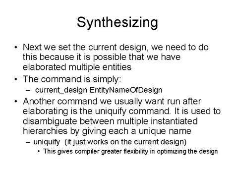 Synthesis Learning The Different Commands Constraints Many Different