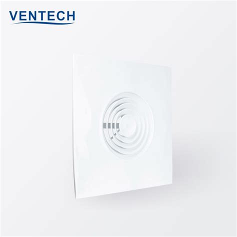 Square Panel Round Ceiling Diffuser Aluminum Ventilation Diffuser