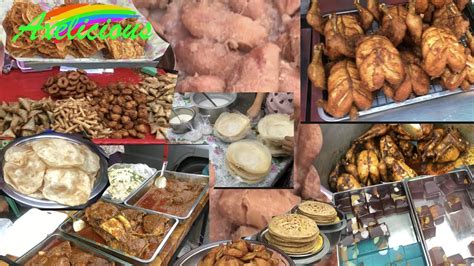 ဗိုလ်ဆွန်ပက်လမ်းက ရာမဒန် ကာလ ဟလာလ်မုန့်ဈေးတန်း သွားသွားစားစား Youtube