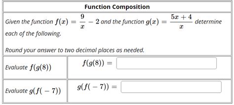 solved function compositiongiven the function f x 9x−2 ﻿and