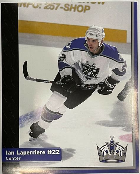 1999 00 La Kings 8x10 Ian Laperriere Player Photo Game Day Roster