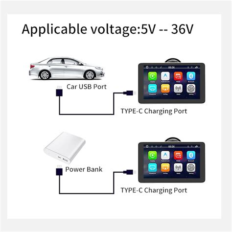 wireless carplay android auto tablet portable multimedia player car r