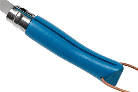 Opinel Trekking No 07rv Pocket Knife Cyan Blue Advantageously