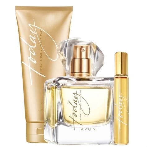 Комплект Avon, Today Tomorrow Always, Парфюмна вода 50 ml, Лосион за ...