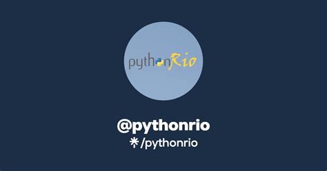 pythonrio twitter instagram facebook linktree