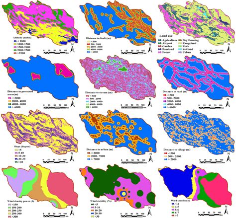 The Spatial Maps Of Parameters In The Region Download Scientific Diagram