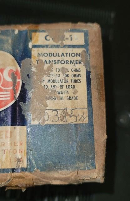 UTC VariMatch CVM 1 Modulation Audio Transformer For Ham Radio Transmitter For Sale Online EBay