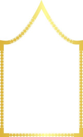 Inflexed 아치 프레임 라운드 원형 그래픽 디자인 예술적 골드 액자 럭셔리 골든 프레임 골드 테두리 창 문 화려한 장식 0명에 대한 스톡 벡터 아트 및 기타 이미지