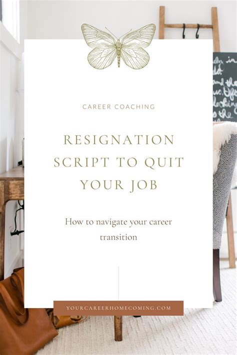Resignation Script A Simple Script For Quitting Your Job Quitting Your Job I Quit My Job