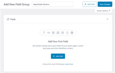 how to use an acf flexible content field in wordpress