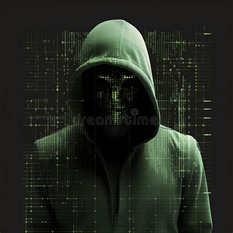 Anonymous Hacker Concept Of Dark Web Cybercrime Cyberattack Etc