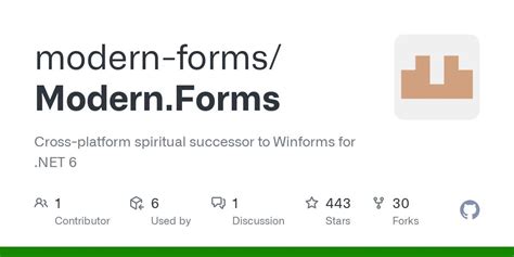 Modernforms Cross Platform Spiritual Successor To Winforms For Net 6