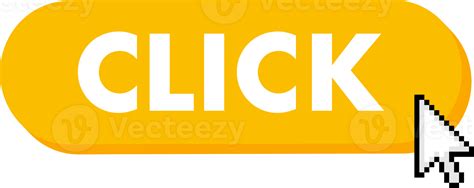 Set Of Click Button Hand Pointer Clicking Click Web Buttons 50703775 Png