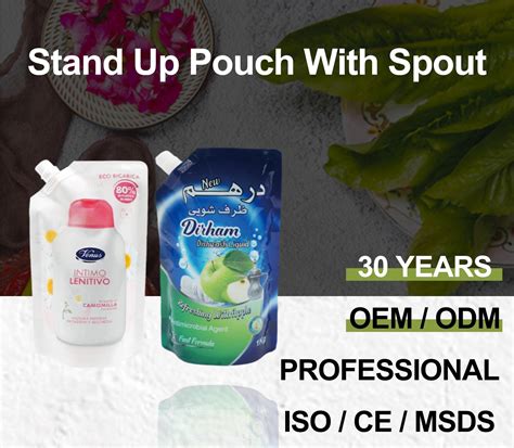 Liquid Detergent Pouchmanufacturer Custom Printed Liquid Soap Laundry